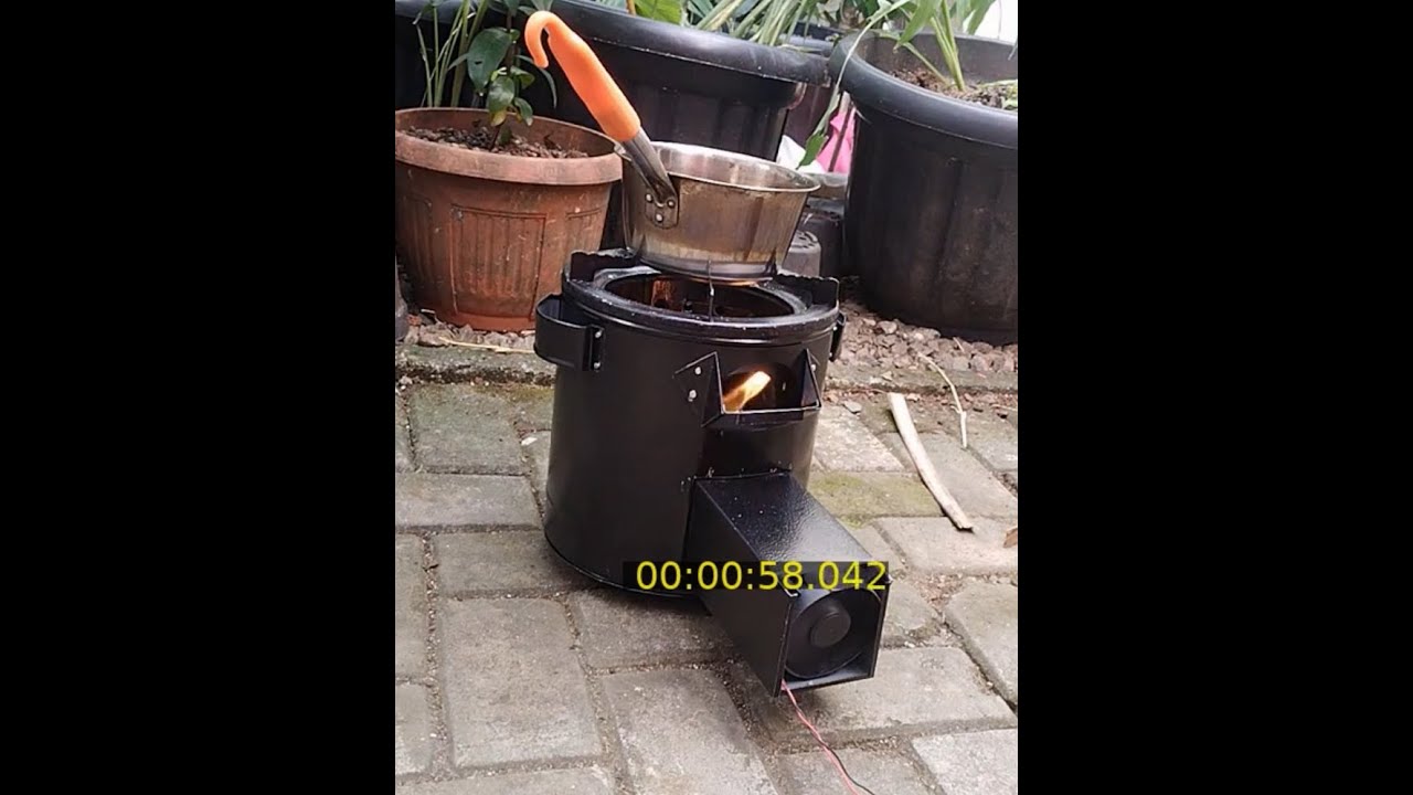 Hawu - Kompor Kayu Berkipas - YouTube