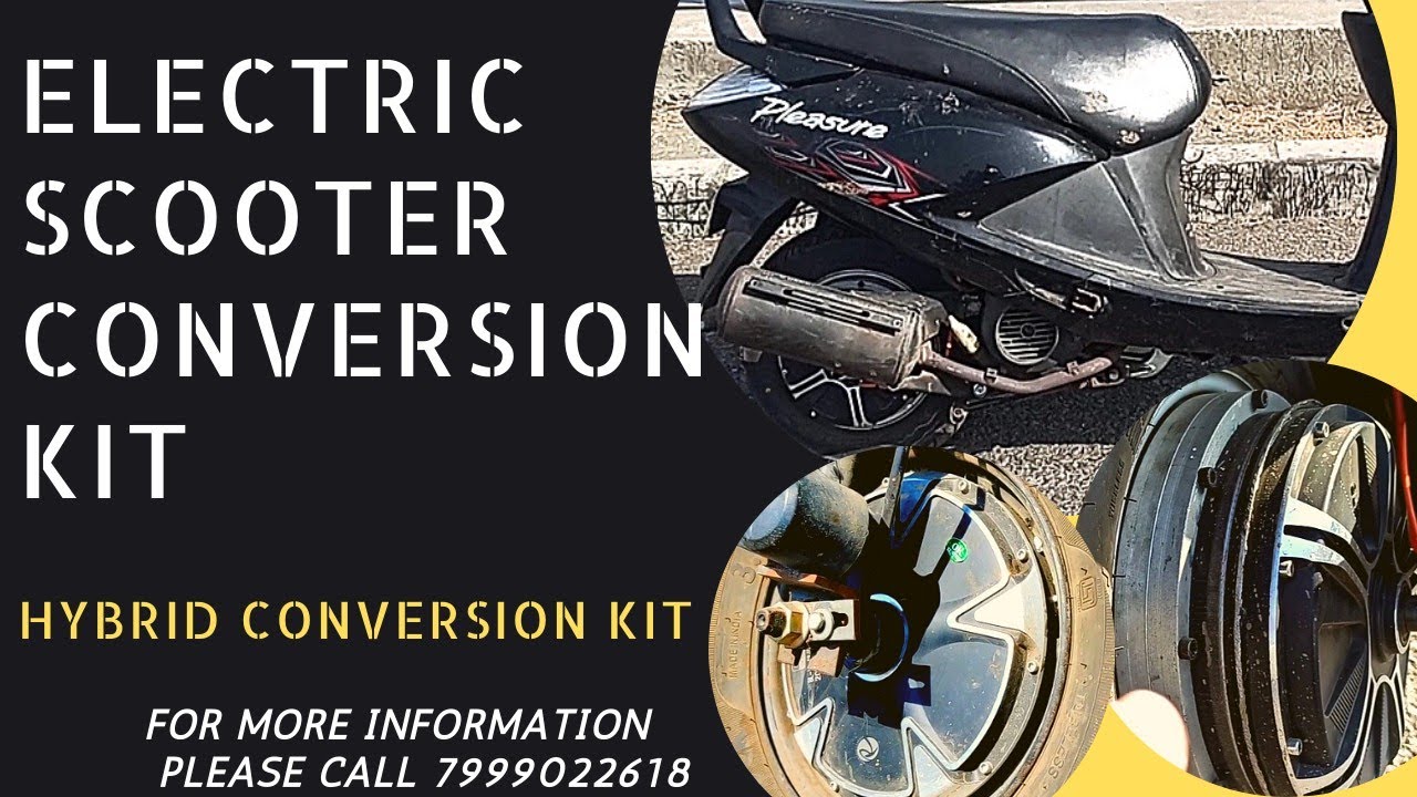 Electric Scooter Conversion kit | Hybrid scooter kit | Hybrid electric ...