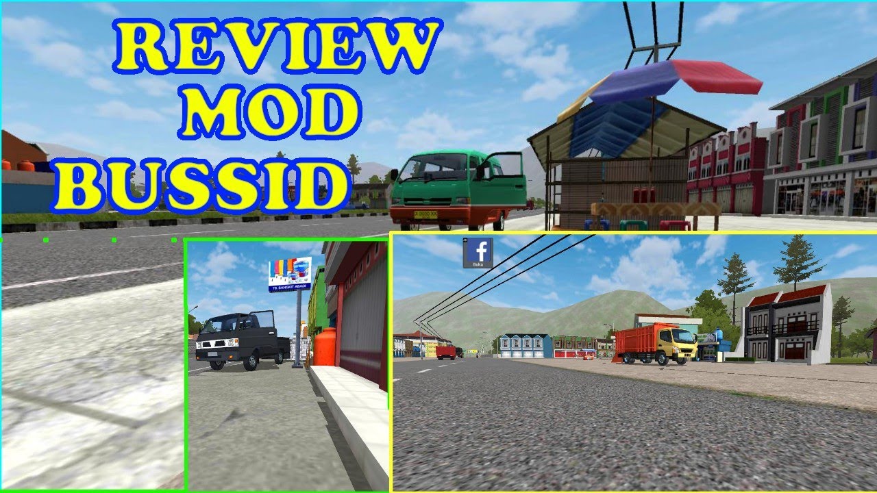 REVIEW MOD ANGKOT, PICK UP L 300,CANTER - BUS SIMULATOR INDONESIA - YouTube