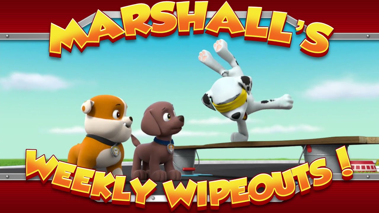Marshall's Weekly Wipeouts! (Season 3 - Pups Save a Tightrope Walker ...