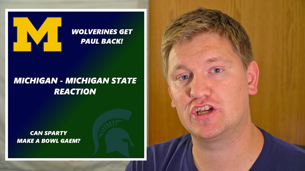 Michigan Michigan State Reaction Blake Corum Methodical Jjs