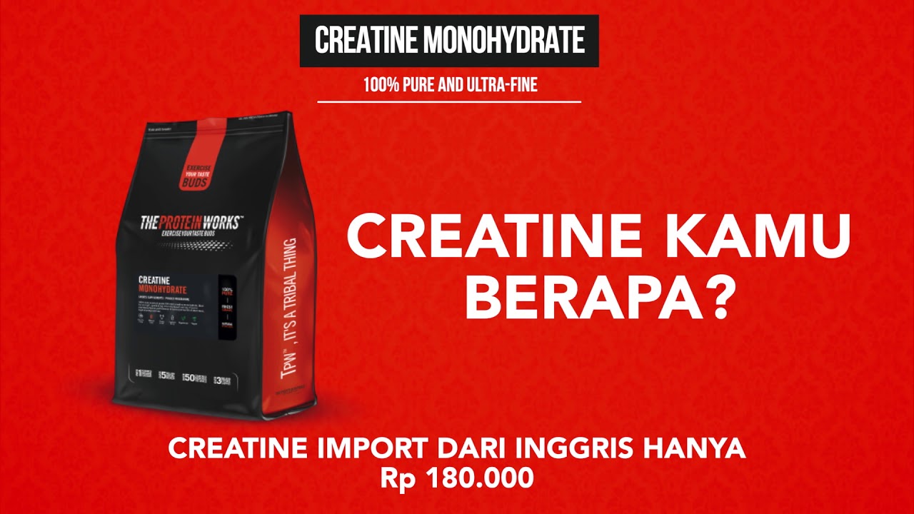 Creatine Kamu Berapa? Creatine Monohydrate The Protein Works Pilihan ...