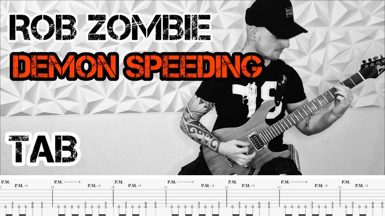 Rob Zombie / FlatOut 2 OST - Demon Speeding | Guitar Cover | Tab - YouTube