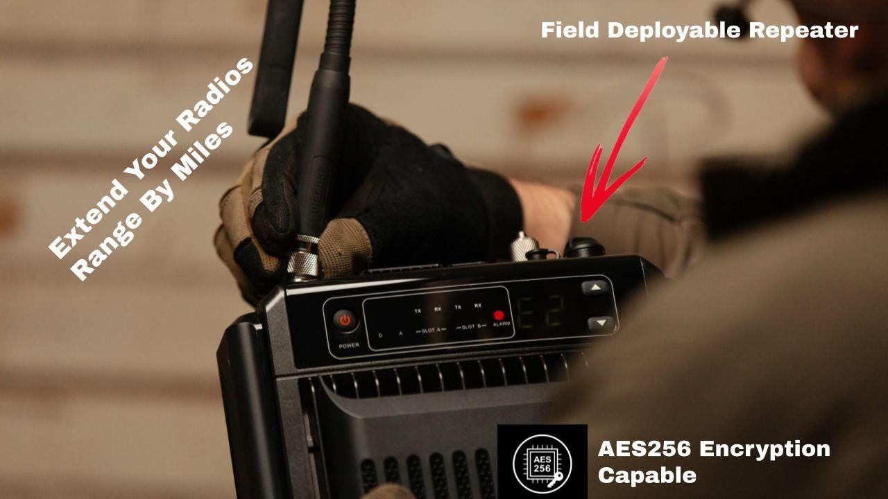 Extend your range with a Field deployable repeater | Hytera HR652 - YouTube