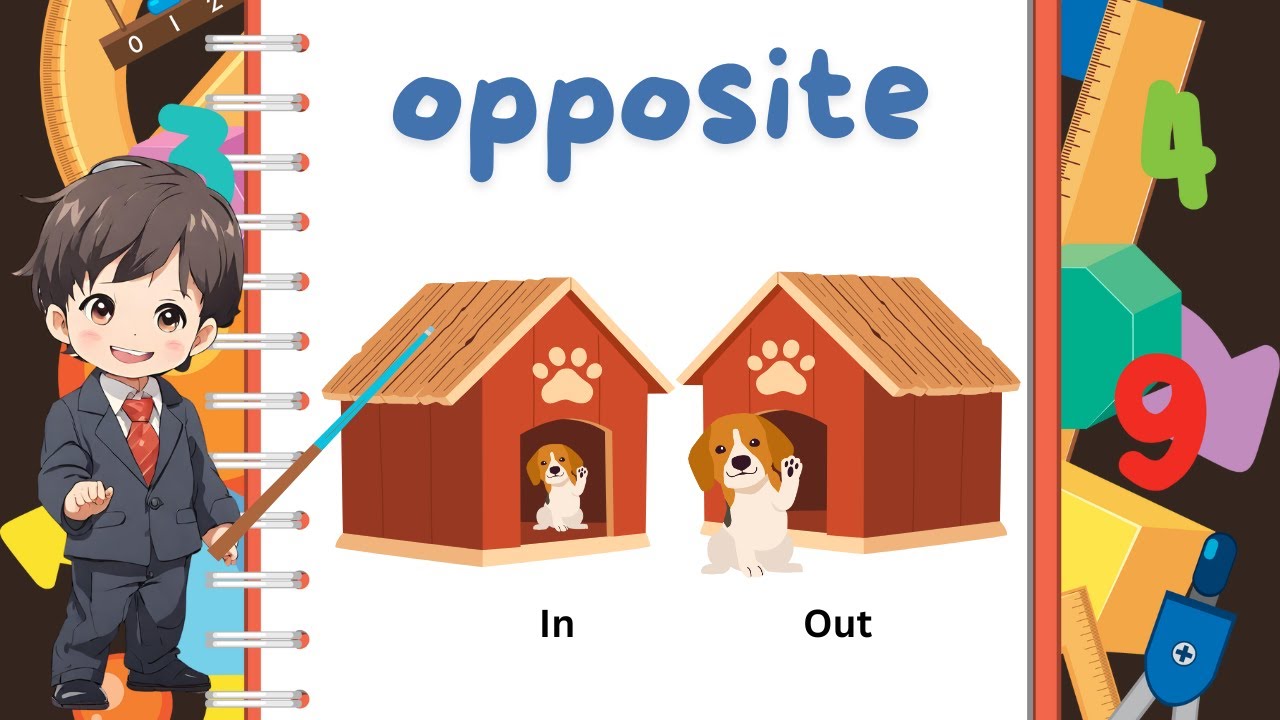 Opposite Words for kids | Educational Video | Learn About Opposite ...