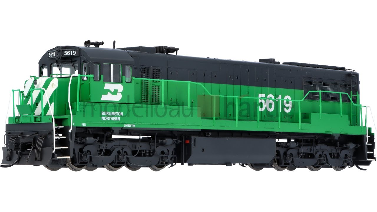 Rivarossi HR2888 / HR2888S Diesellok GE U25C #5619 Burlington Northern ...