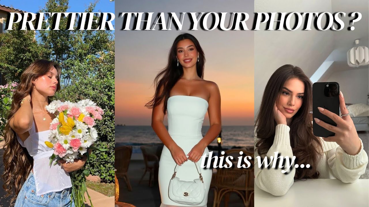 Look Naturally Pretty In Every Photo | No Editing Required - YouTube
