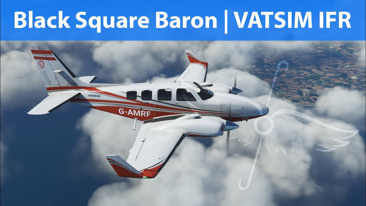 Black Square Baron B58P | VATSIM IFR Copenhagen to Gothenburg - YouTube