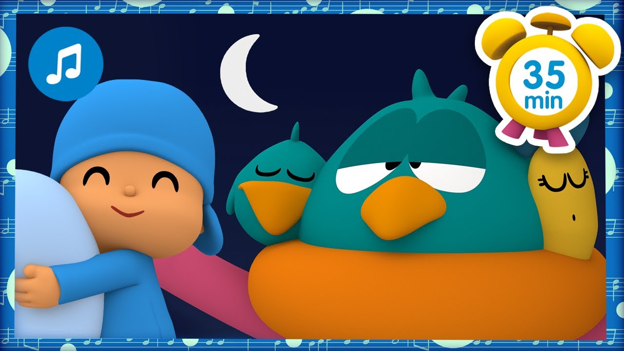🐦 💤 CANCIONES INFANTILES de POCOYÓ - Pajaroto tiene sueño [ 35 min ...