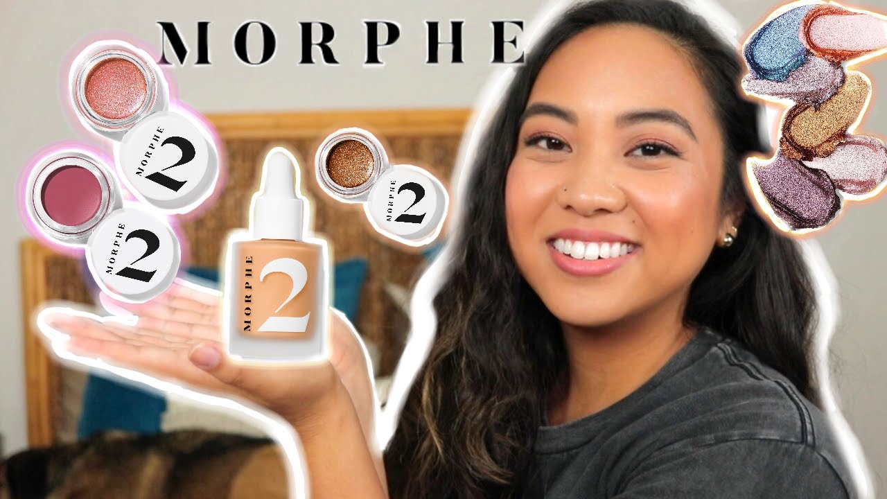 TRYING MORPHE 2 HINT HINT SKIN TINT AND MORE | 12 HR WEAR TEST | HINT ...