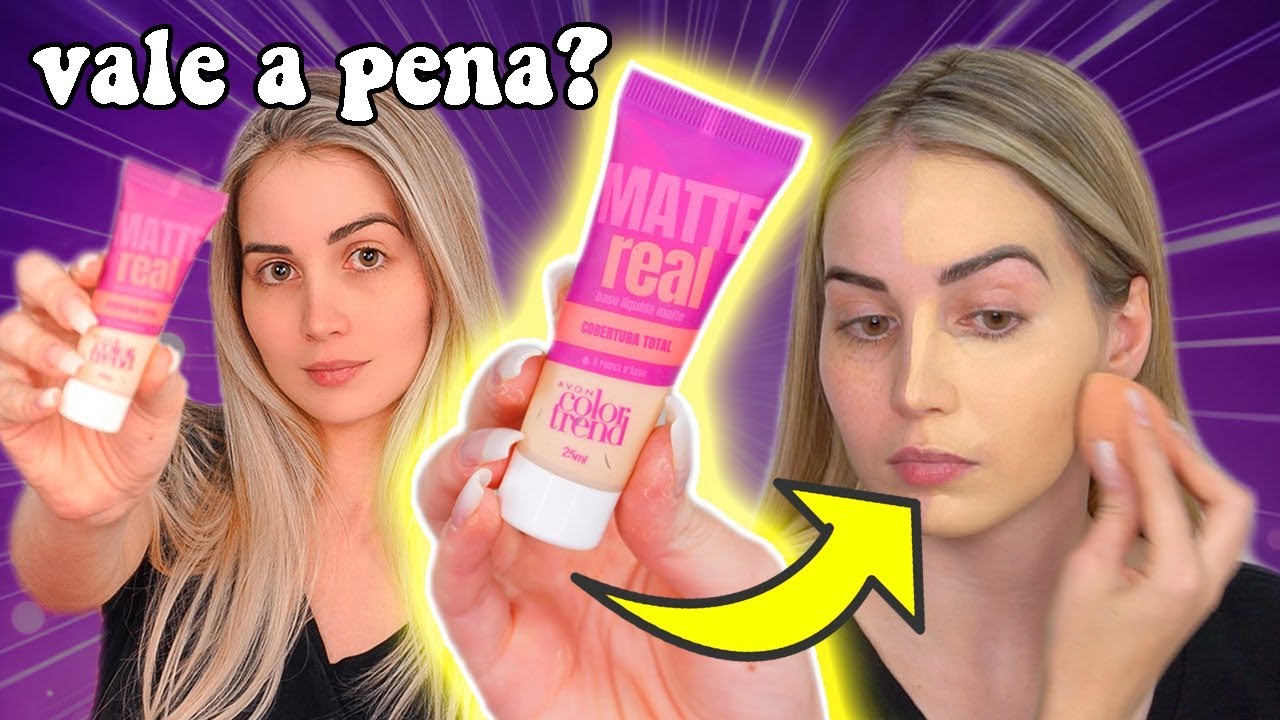 Base COLOR TREND MATTE REAL da AVON, VALE A PENA? - YouTube