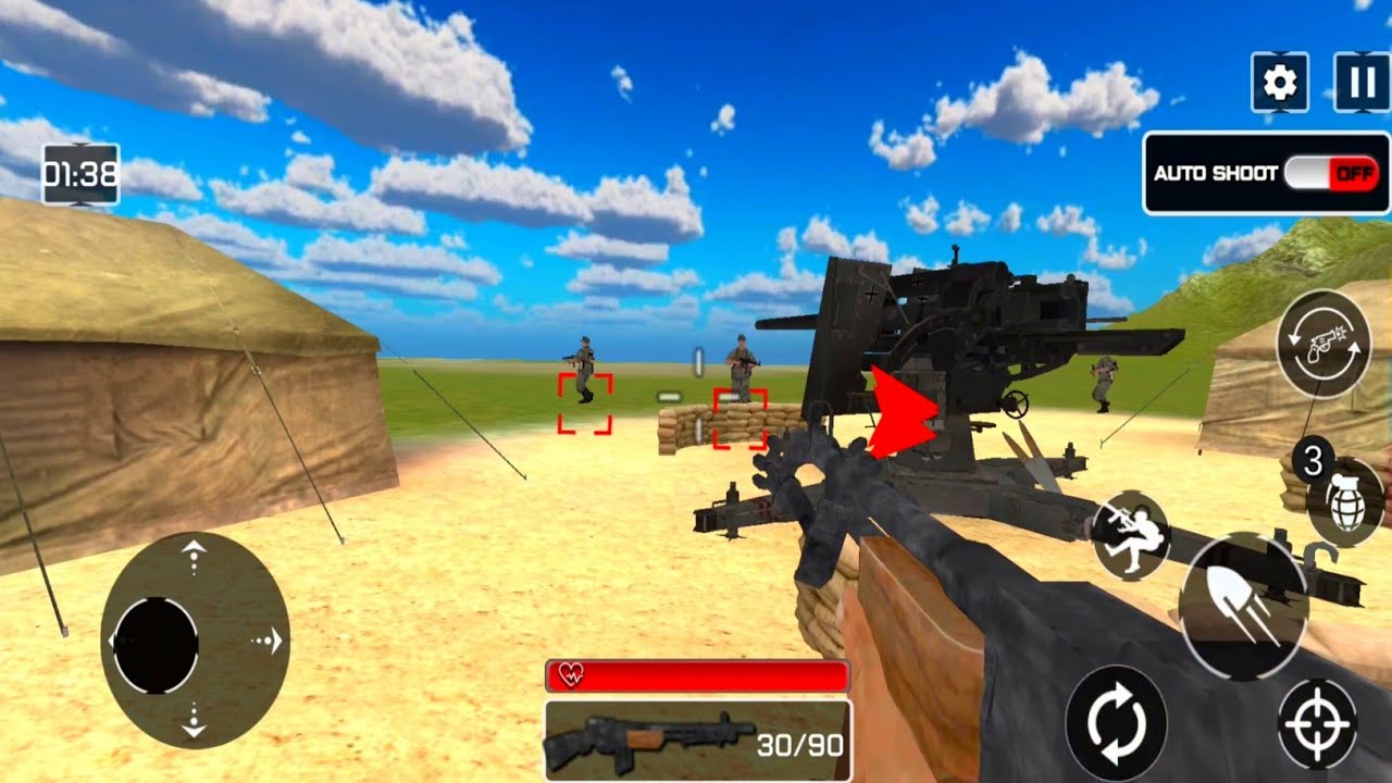 WW2 Army Commando Game: FPS Encounter War GamePlay FHD. #2 - YouTube