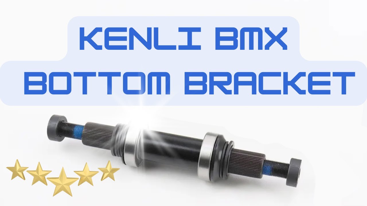⚡Review: KENLI BMX Bottom bracket, splines 48T-19mm. M12x30mm Spanish ...