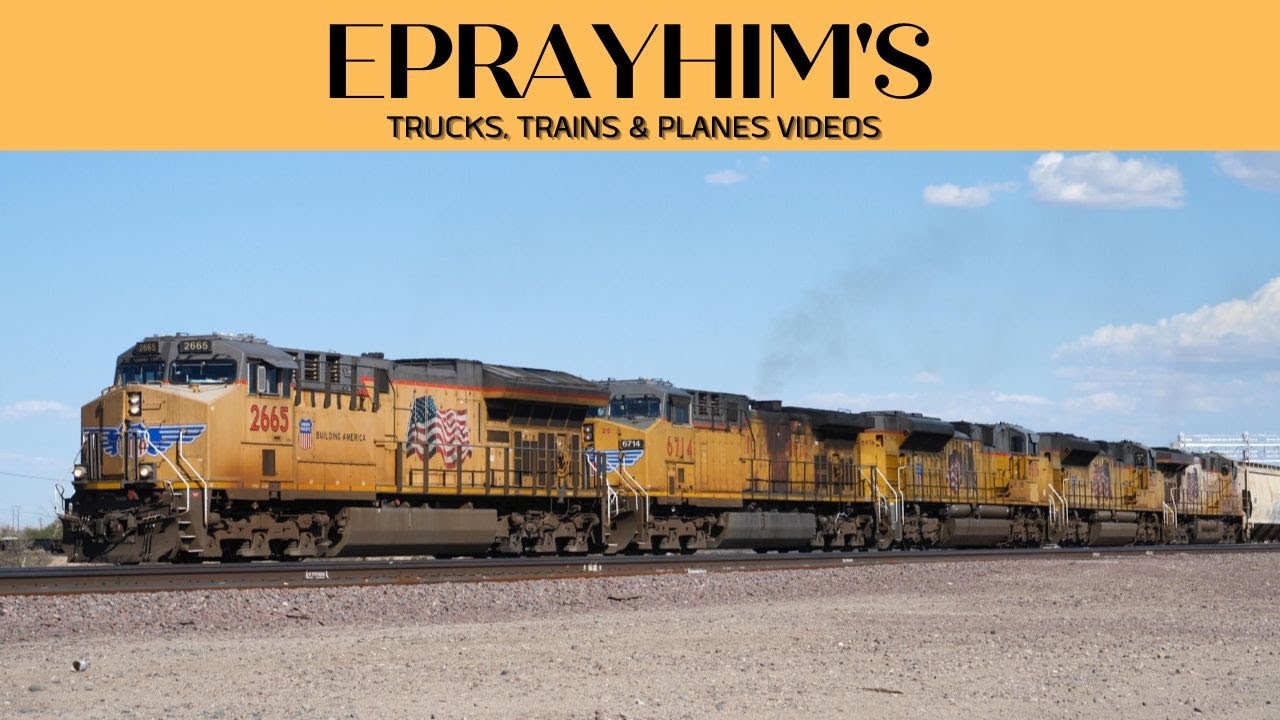 UP Mixed Freight Train UP 2665 XMOGWC Ogden, UT. to West Colton, CA ...