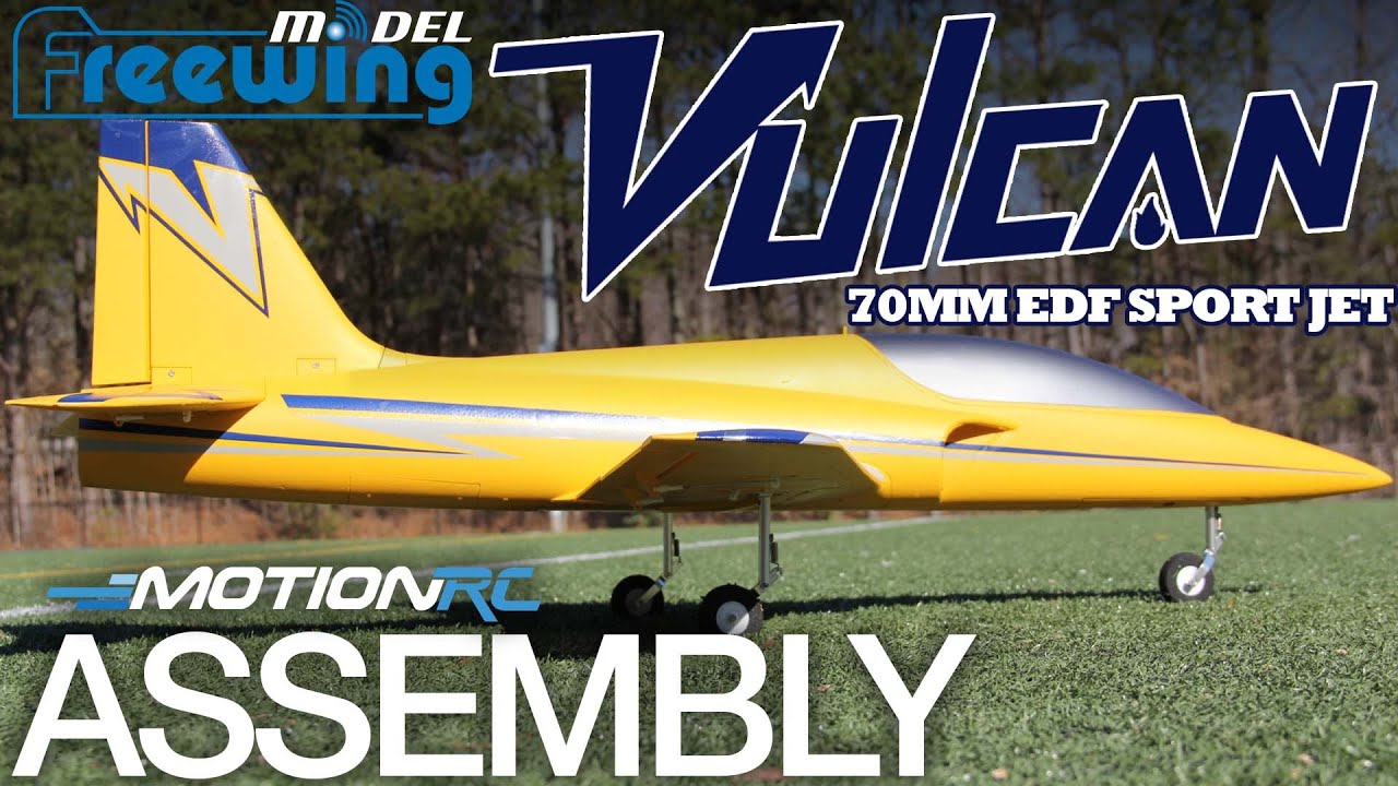 Assembling the Freewing Vulcan 70mm EDF Sport Jet - Motion RC - YouTube