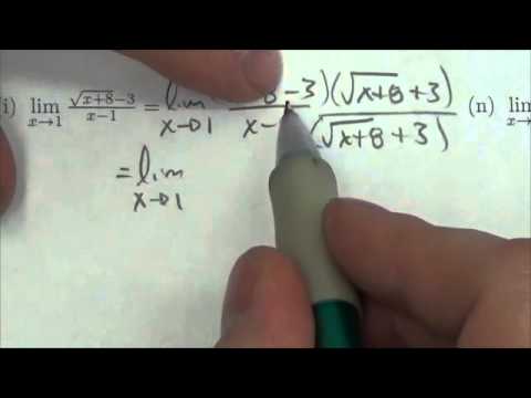 Math 31 Limits Review #1i - YouTube