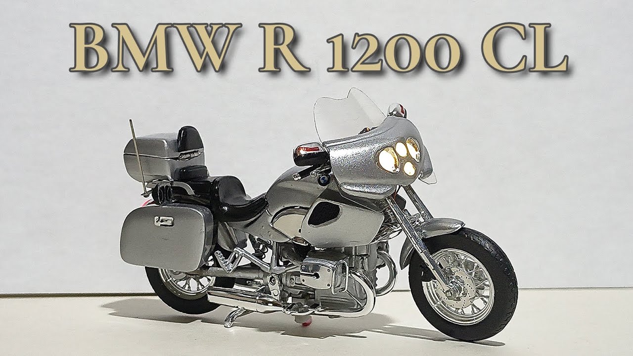 Bmw R1200 Cl | Diecast Custom | Bandit Garage - YouTube