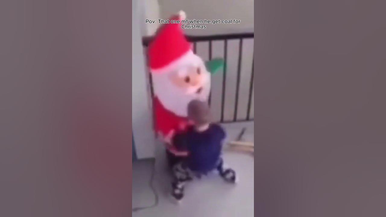 Kid punching Santa - YouTube