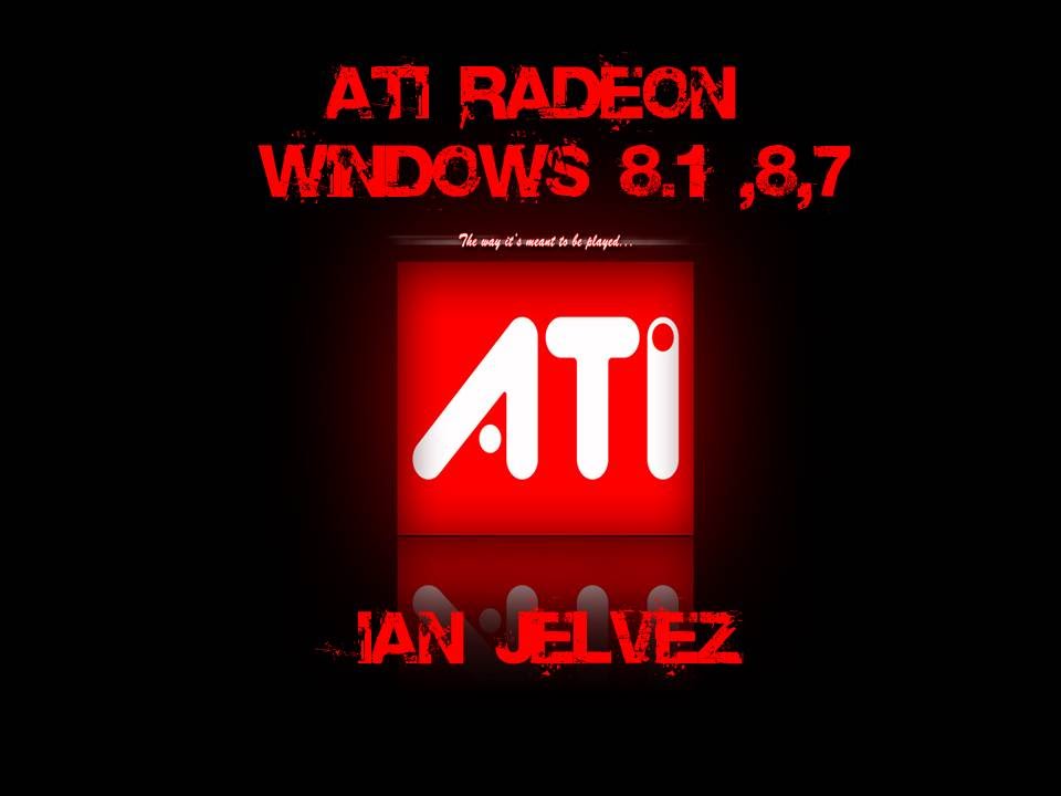como descargar ATI Catalyst Software Suite - YouTube