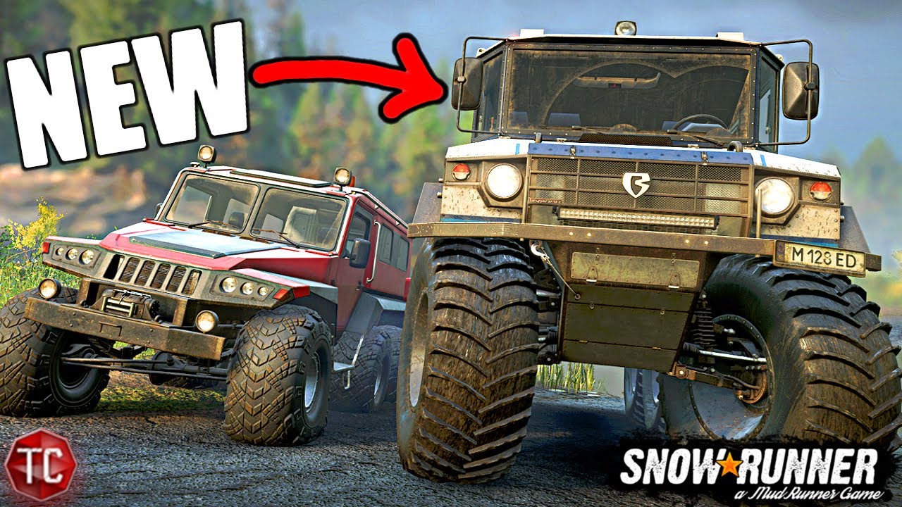 SnowRunner: The NEW BURLAK 6X6 is MASSIVE! - YouTube