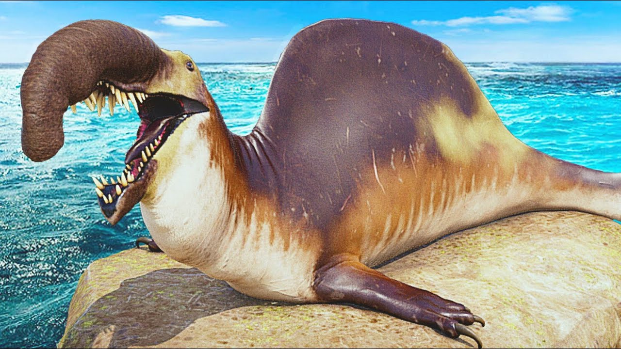SPINOFAARUS - od olbrzymiego drapieżcy do zębatej foki - YouTube