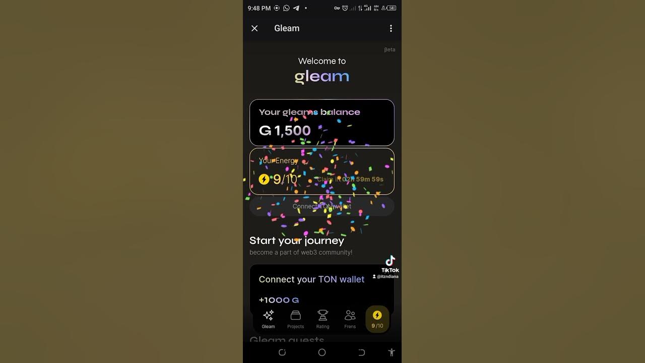 GLEAM APP IS OUT! Be an early bird and start mining - YouTube