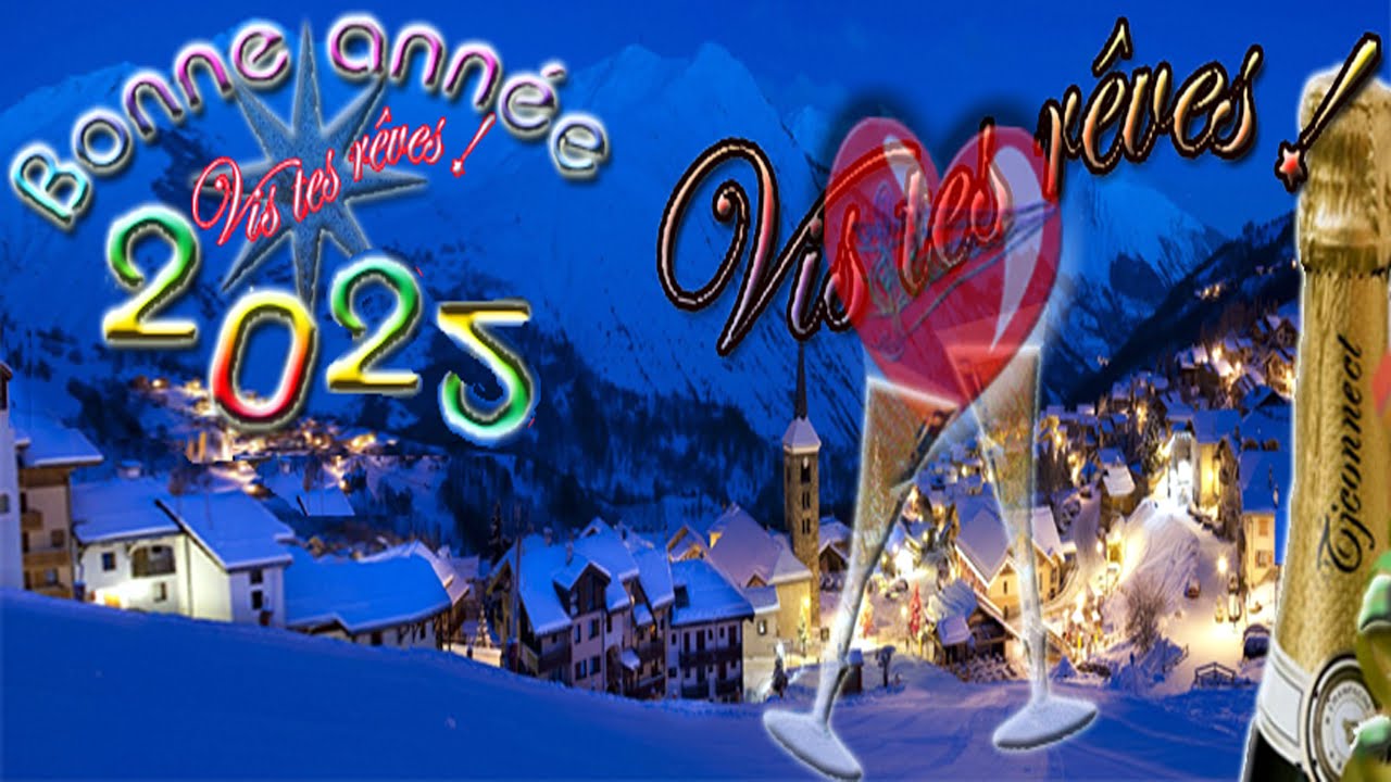 **BONNE ANNEE 2025**/**Happy New Year 2025** - YouTube