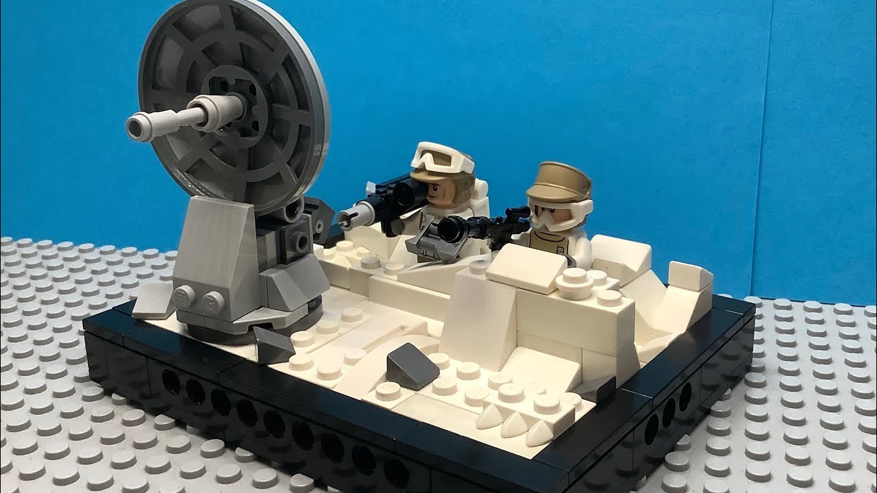 Lego Battle Of Hoth Trench Moc #legowarrior300 - YouTube