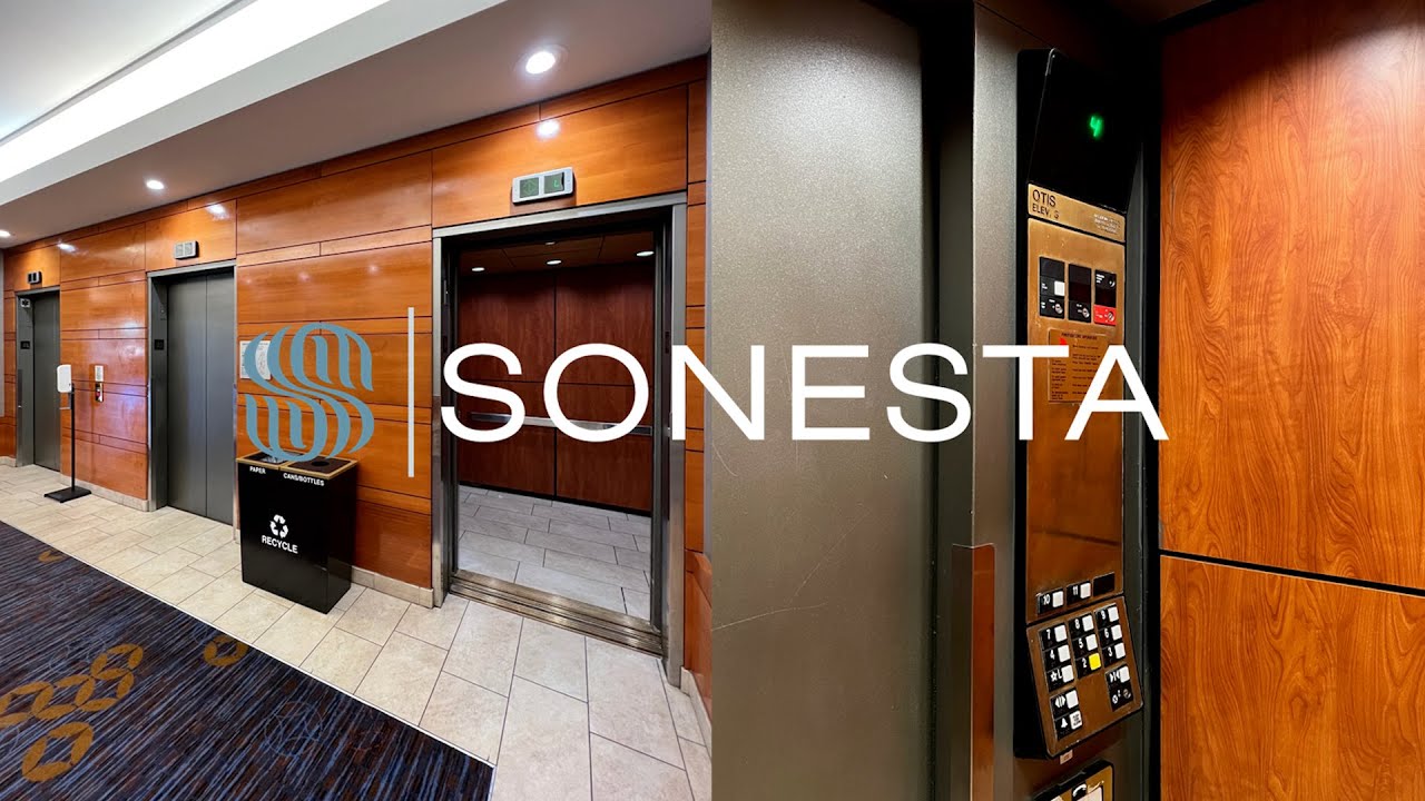 OTIS Series 1 Traction Elevators - Sonesta Hotel - Emeryville, CA - YouTube