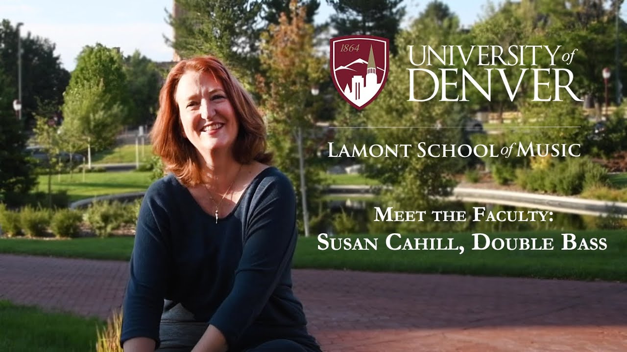 Meet the Faculty: Susan Cahill, double bass - YouTube