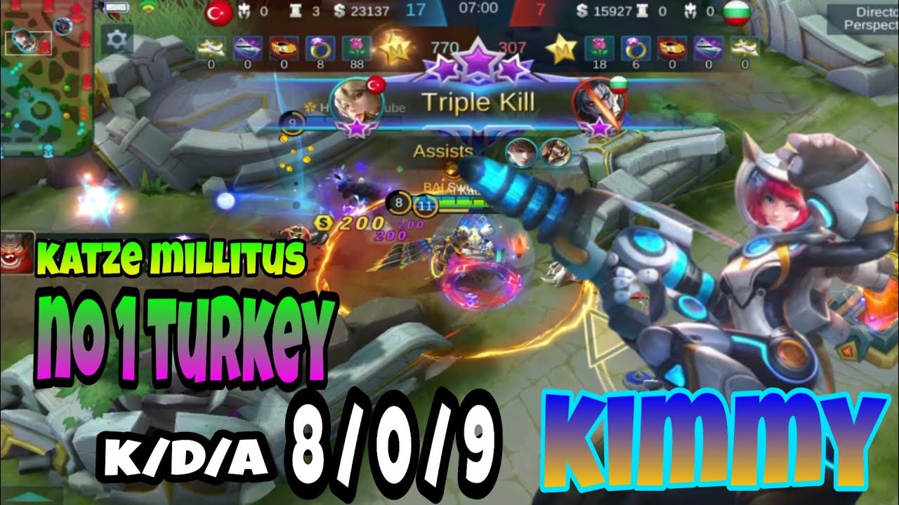 Tutorial Kimmy Mobile Legend Top 1 Global #MLBB #KIMMY - YouTube