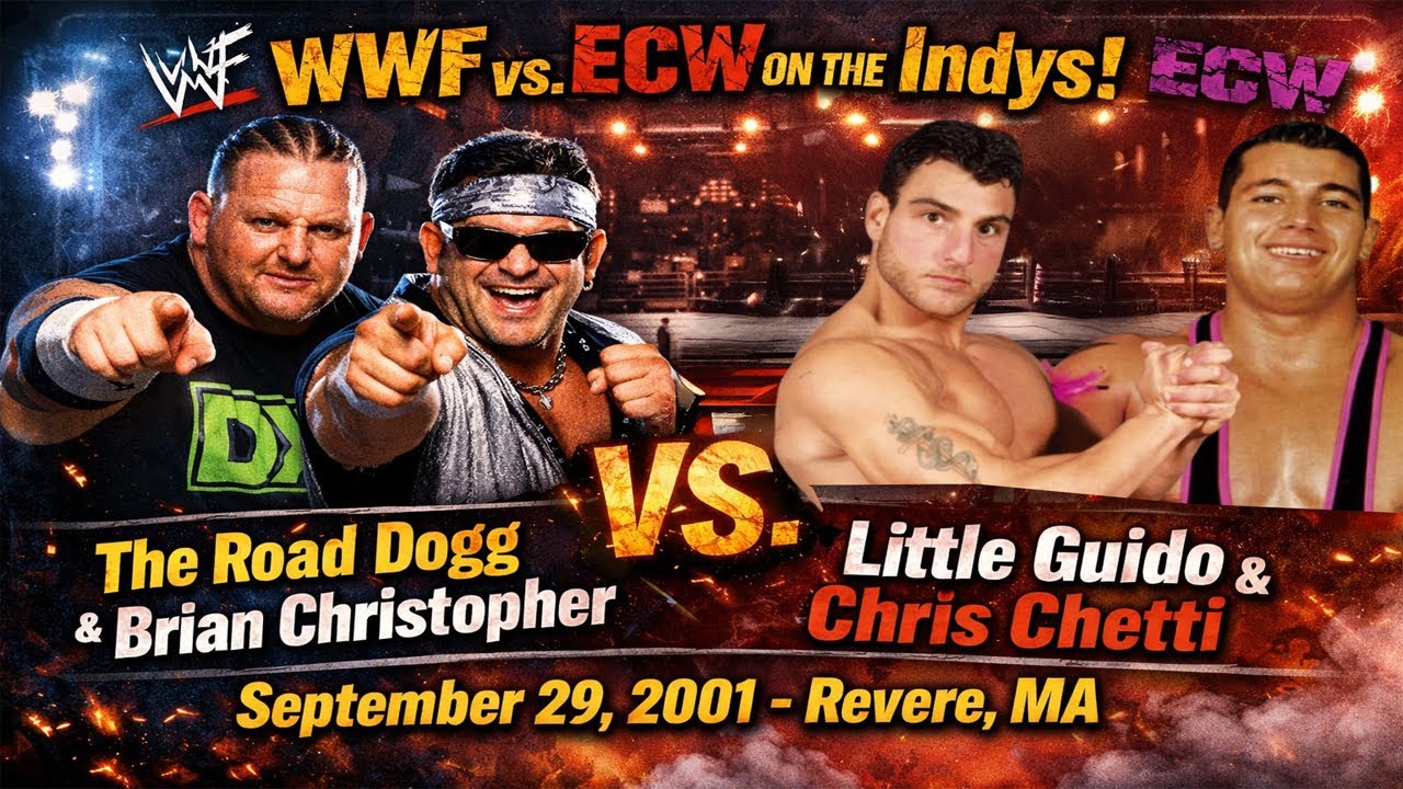 Never-Before-Seen: Road Dogg & Brian Christopher vs Little Guido ...