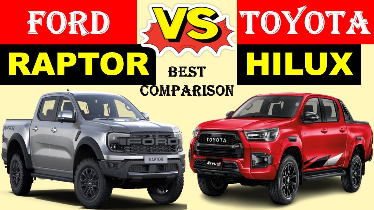 ALL NEW Ford RANGER RAPTOR Vs ALL NEW Toyota HILUX | Which one Is ...