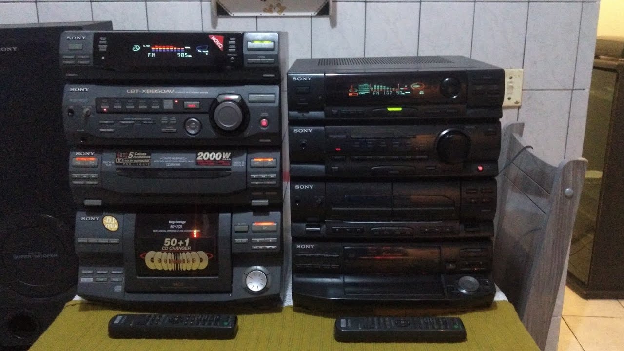 Sony LBT XB850av e Mais um LBTN555av completo!!! - YouTube