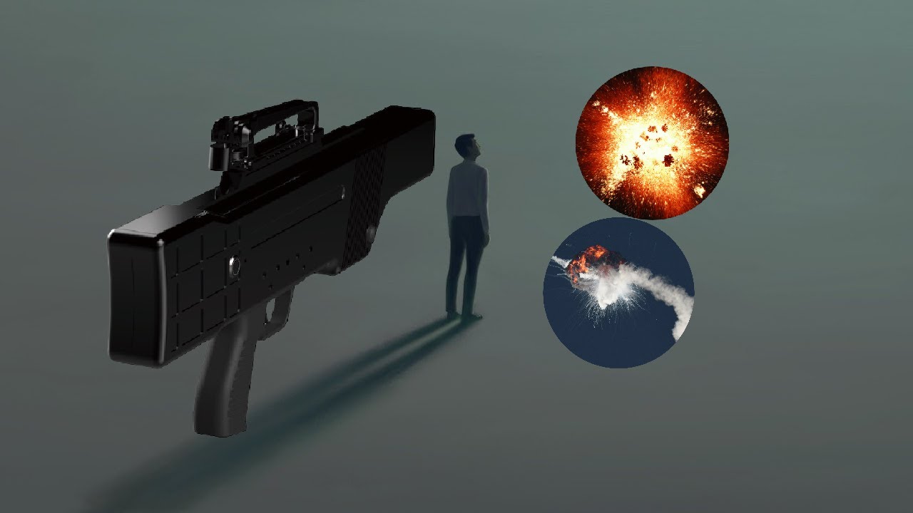 Long distance burning laser in Action! - YouTube