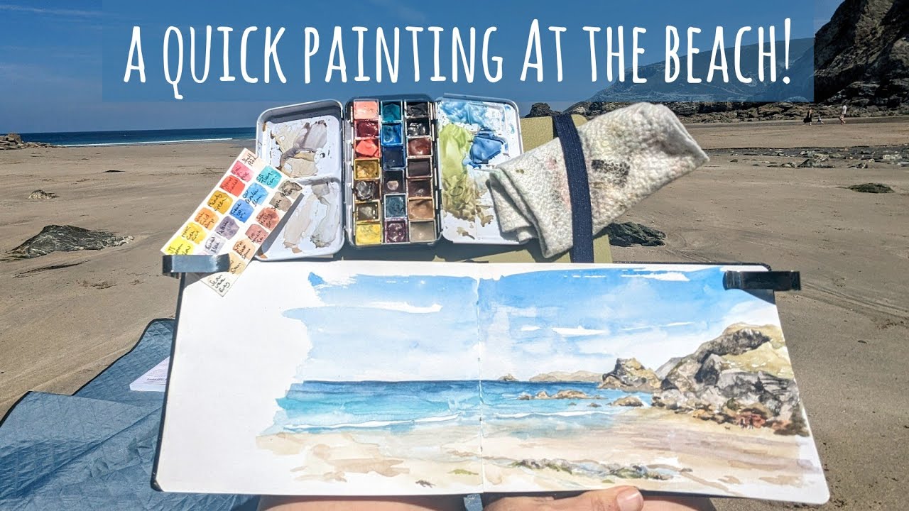 A Quick Plein Air Watercolour Painting, with Just-Go-Sketching Board ...