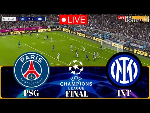 🔴PSG Vs INTER || FINAL || 2025 UEFA Champions League | Pes 21 ...