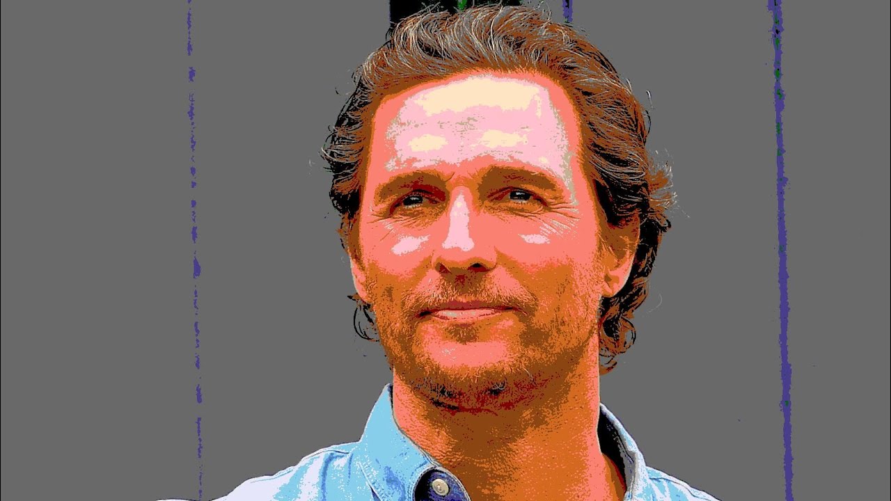Animated Matthew McConaughey Incredible Time Lapse - YouTube