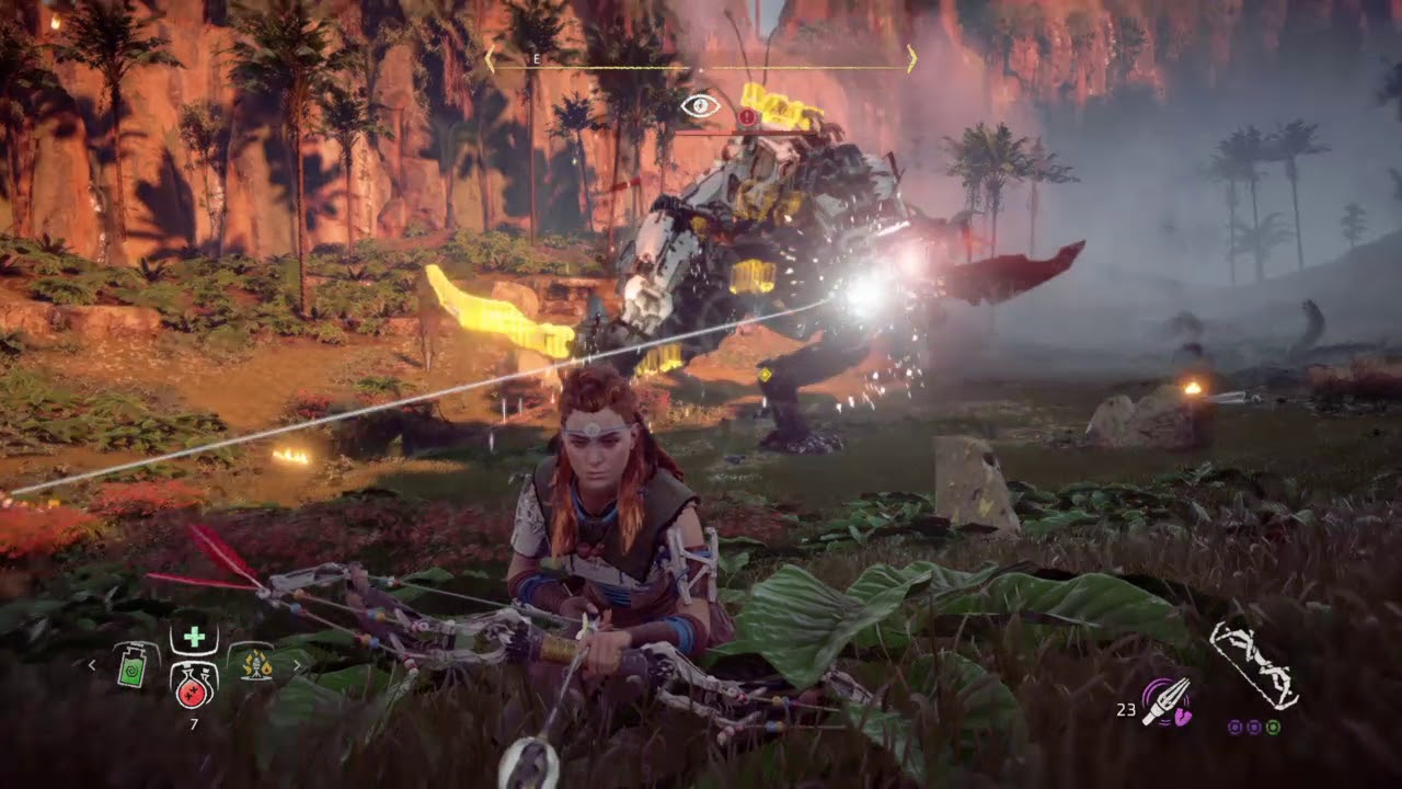 Redmaw fight - Horizon Zero Dawn (how to defeat a Thunderjaw easily ...