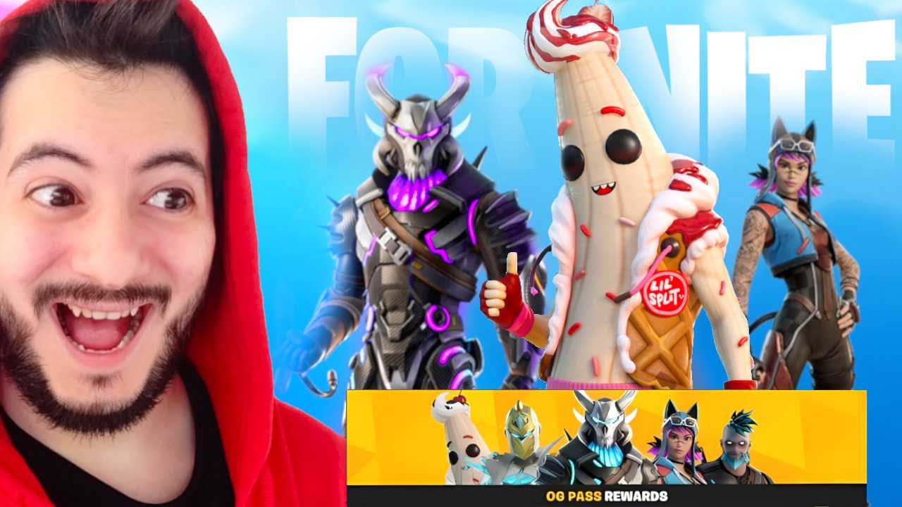 PAZZOX REAGISCE E SHOPPA TUTTO IL PASS BATTAGLIA FORTNITE OG! - YouTube