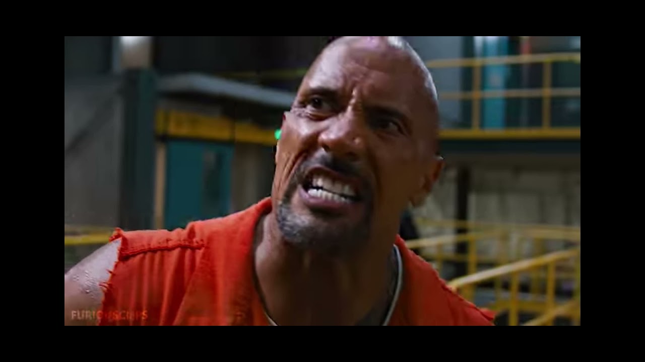 fast and furious Hobbs vs shaw (prison fight) scene - YouTube
