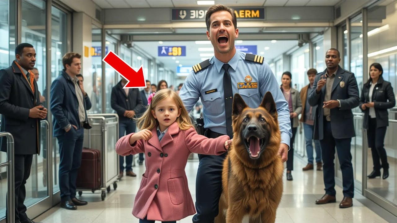 A Little Girl Flying With Her German Shepherd. Pilot Tried To Kick Them ...