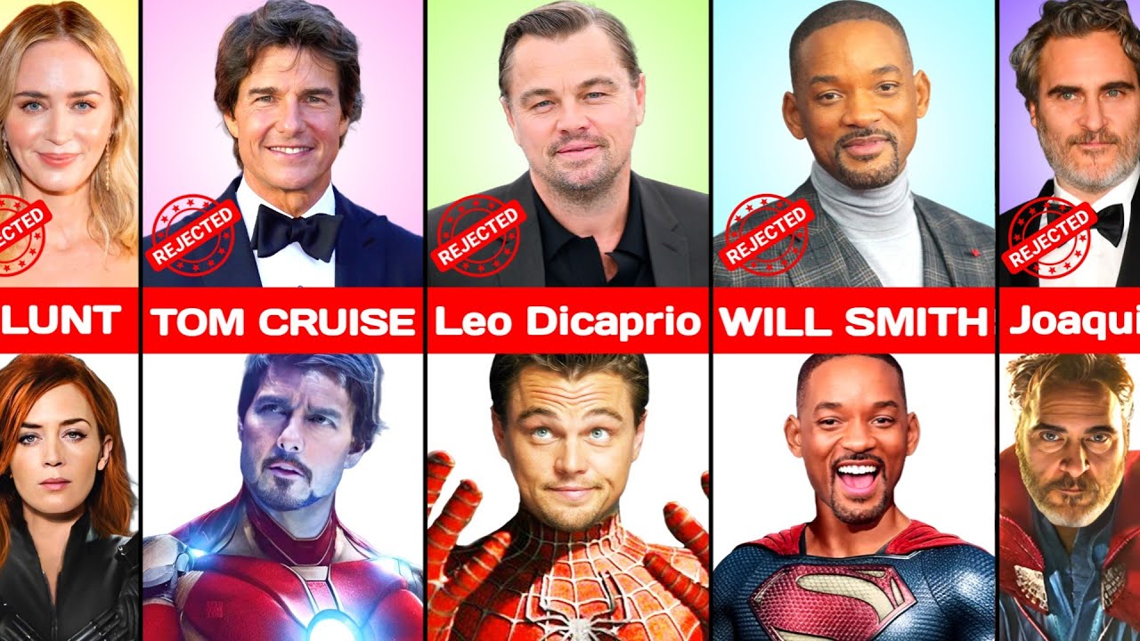 Marvel and DC: Actors Who Rejected Iconic Roles - YouTube