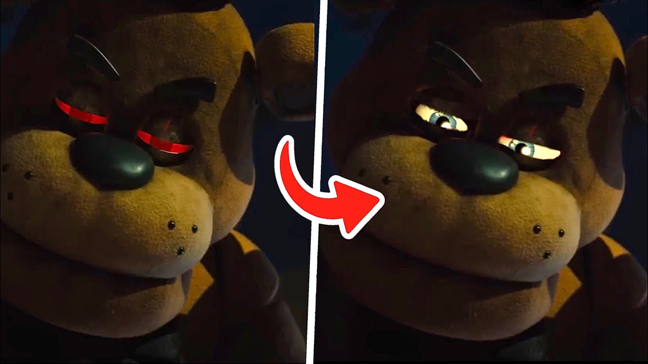 FNAF Movie Trailer / Animatronics WHITE EYES (I edited the fnaf movie ...