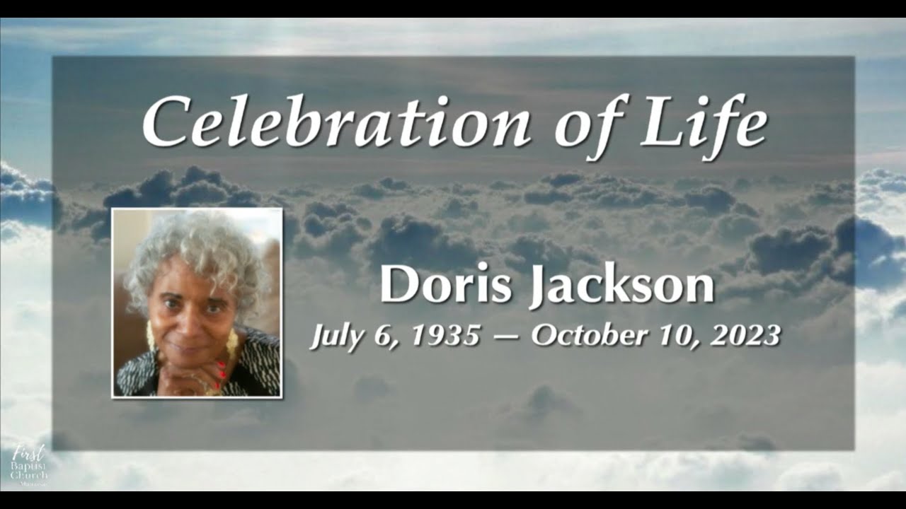 Celebration of Life - Doris Jackson - YouTube