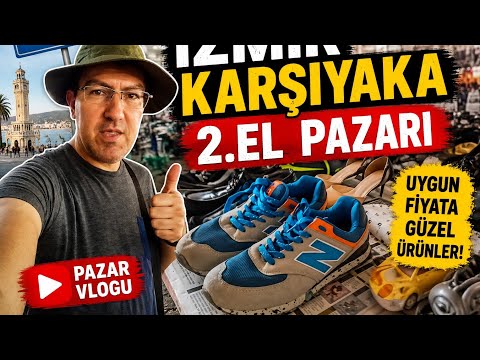 Karşıyaka İkinci El Pazarında Kaliteli Spor Ayakkabı 200 TL 