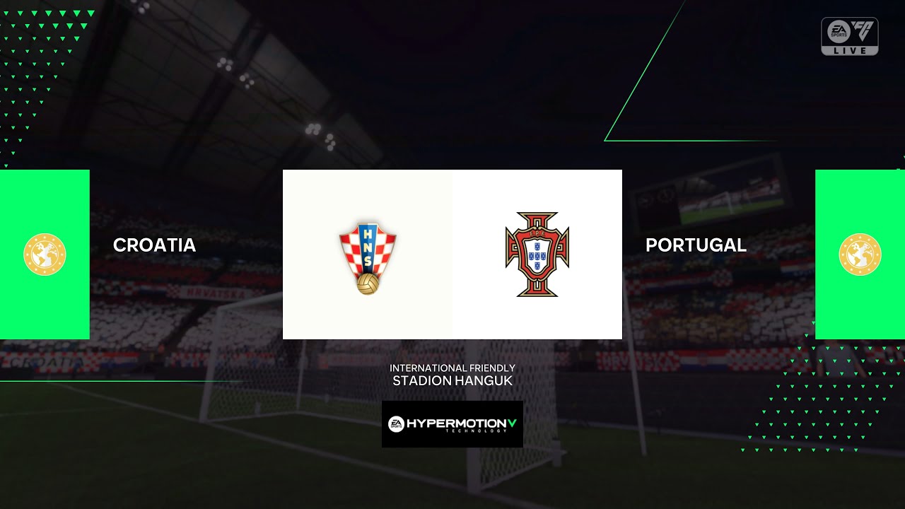 Croatia vs Portugal (18/11/2024) UEFA Nations League FC 25 - YouTube