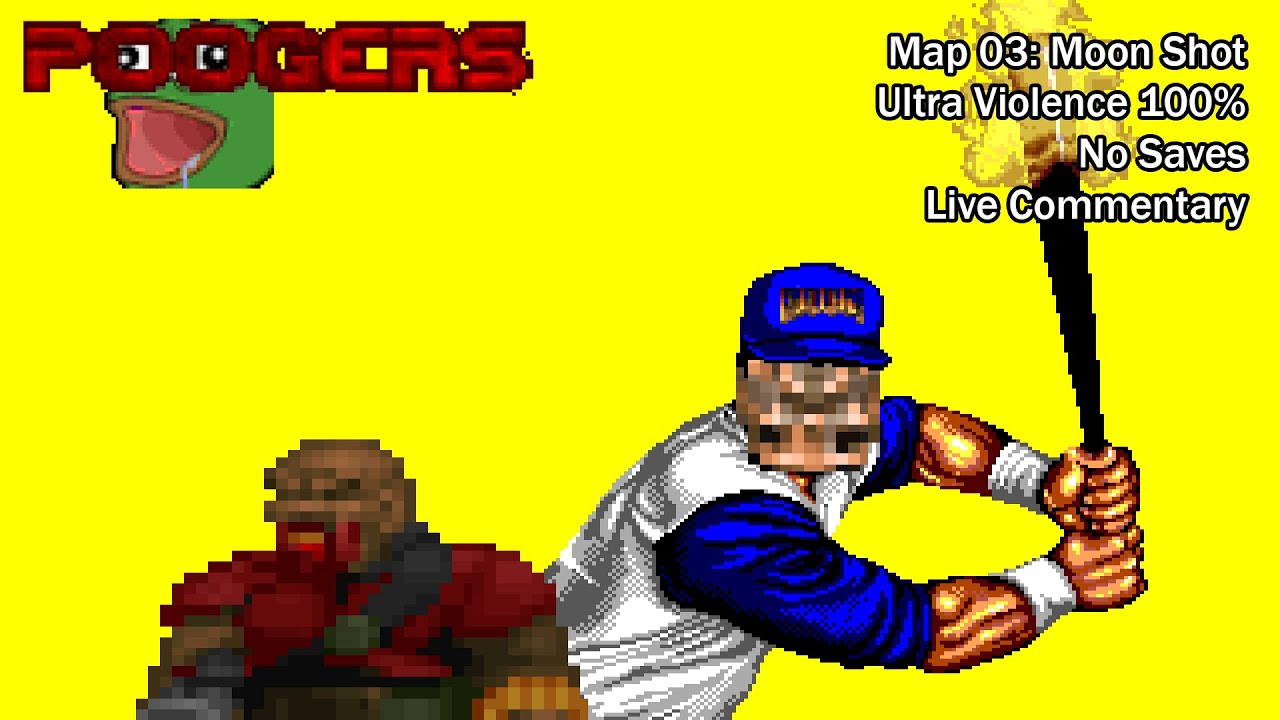 (Doom II) Poogers - Map03: Moon Shot (UV-Max) - YouTube