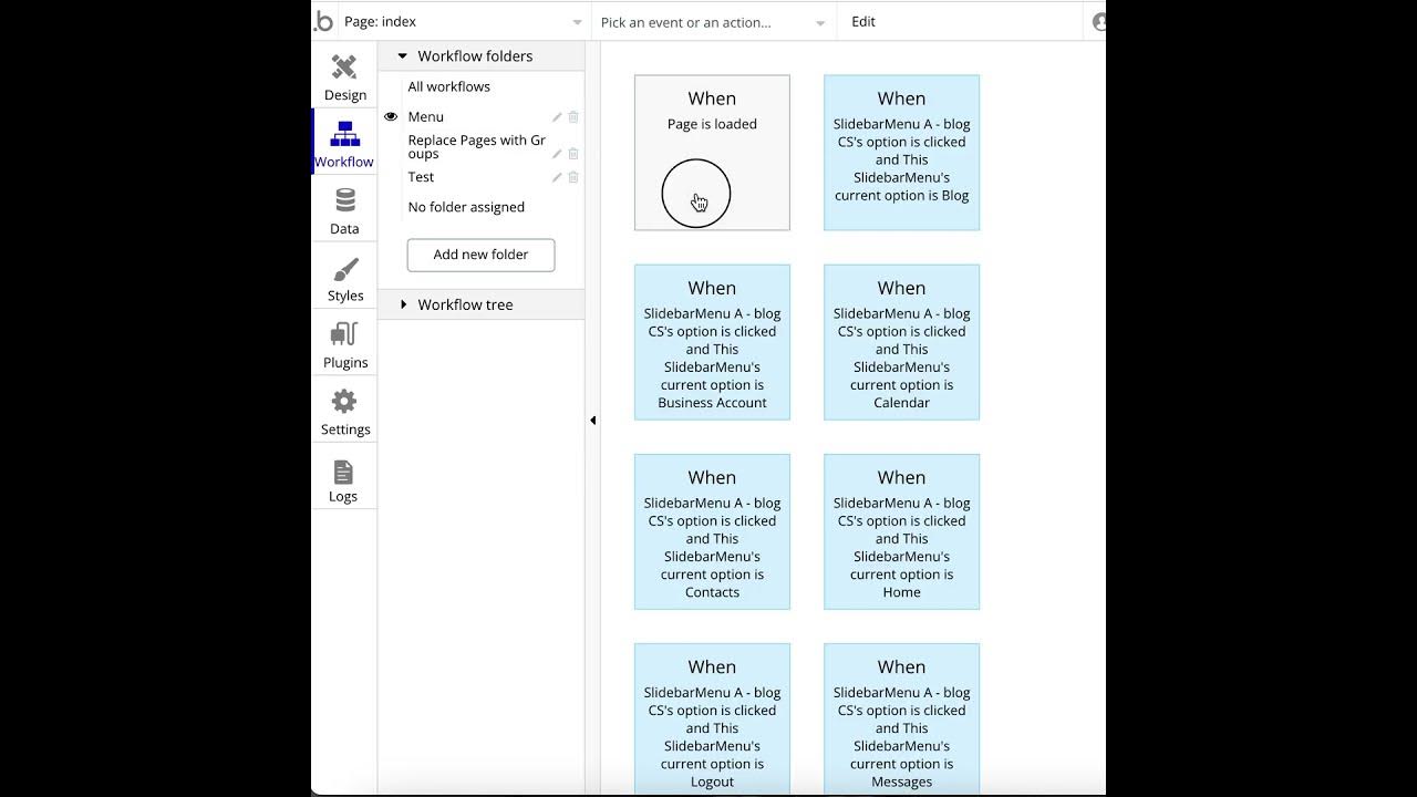 Part 2: How to Re-Organize Workflows in Your Bubble.io No Code Web App #short - YouTube
