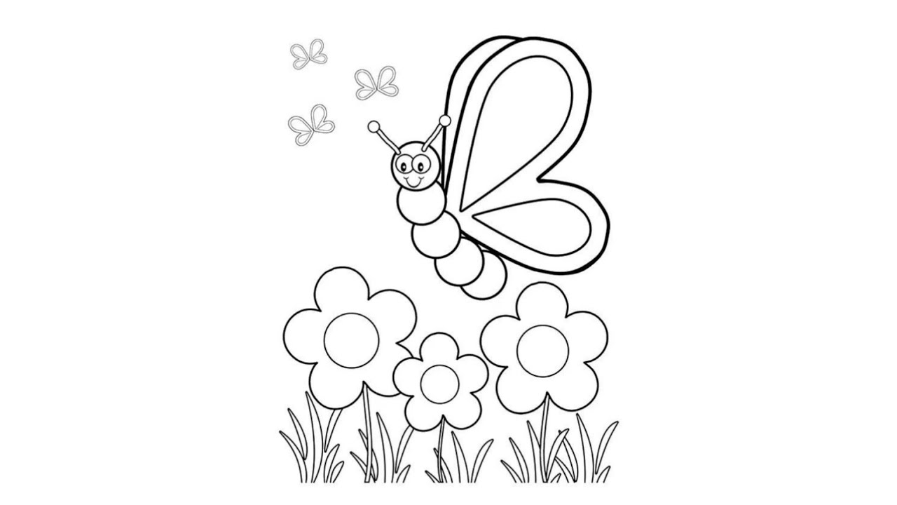 How To Colour Butterfly For Kids colouring Drawing YouTube how-to-colour-butterfly-for-kids-colouring-drawing-youtube